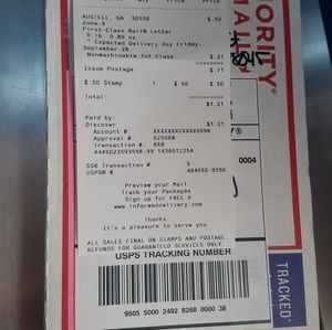 usps | Accessories | Nfs Tracking Ds | Poshmark